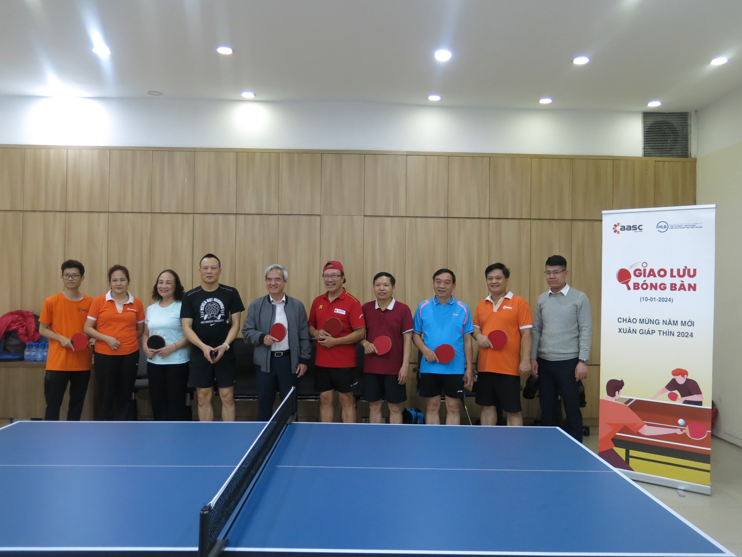 Table Tennis Exchange event to welcome spring of the year of dragon 2024